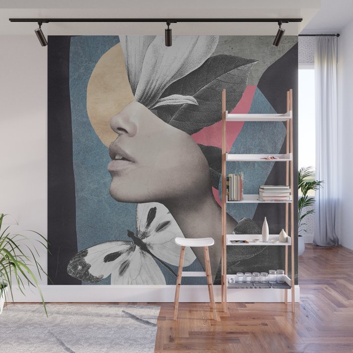Portrait/Collage Art Wall Mural by dada22 | Society6
