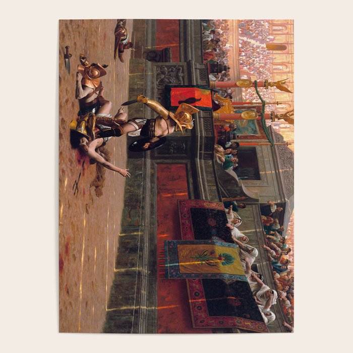 Jean-Leon Gerome's Pollice Verso Poster by Vintage Images | Society6