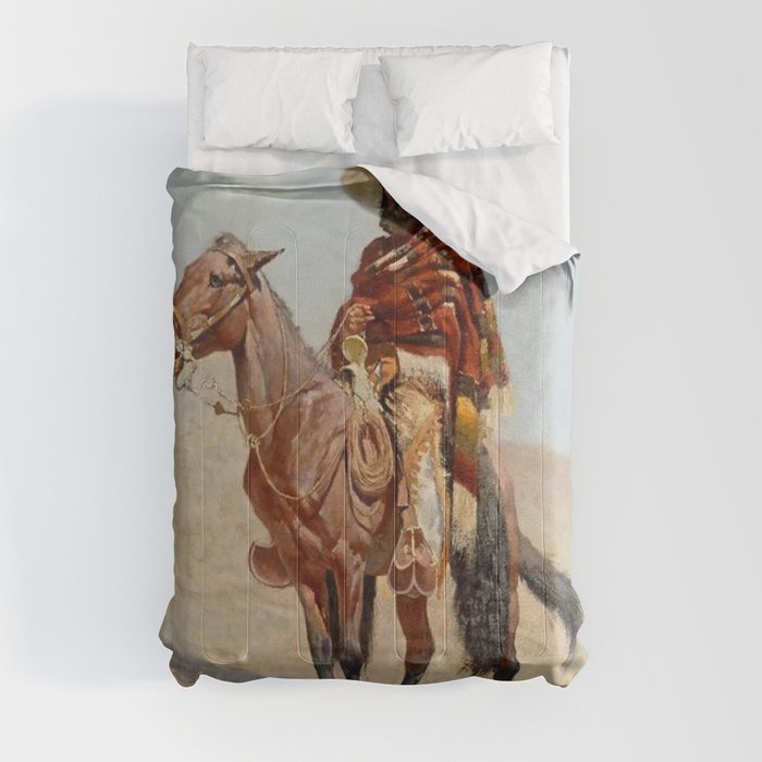“Mexican Vaquero Horseman” by Frederick Remington Comforter by Patricia ...