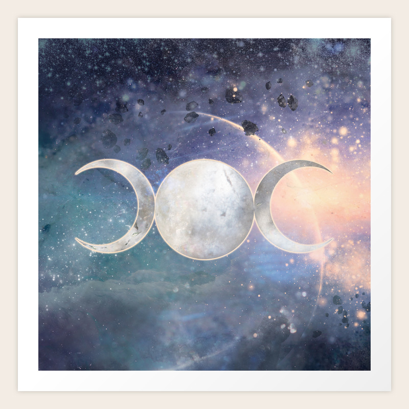 Triple Moon Wallpaper