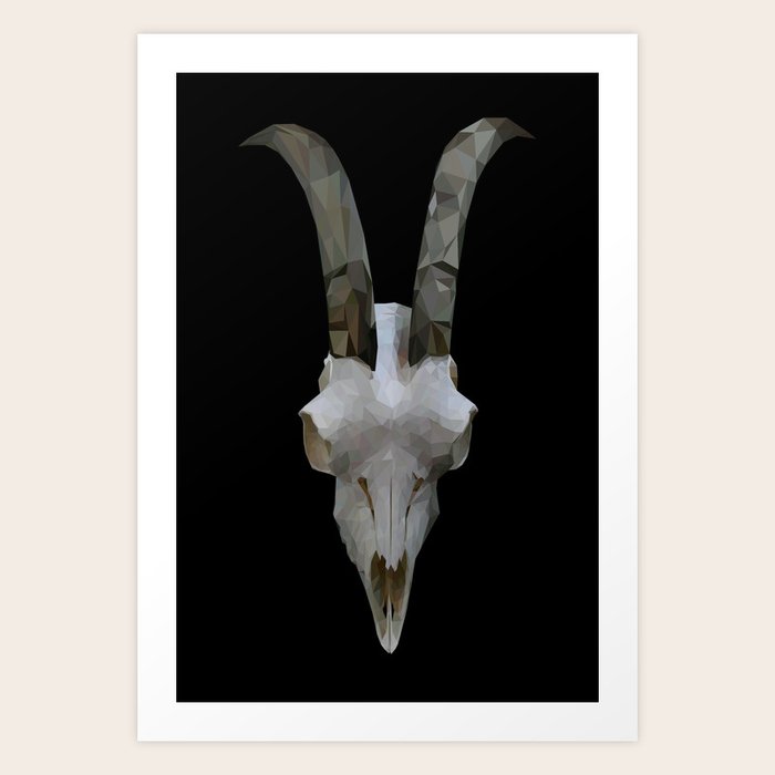 Animal Skull Painting