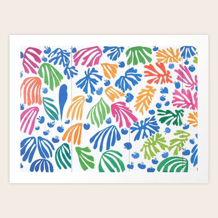 The Parakeet and the Mermaid by Henri Matisse Art Print by Historia ...